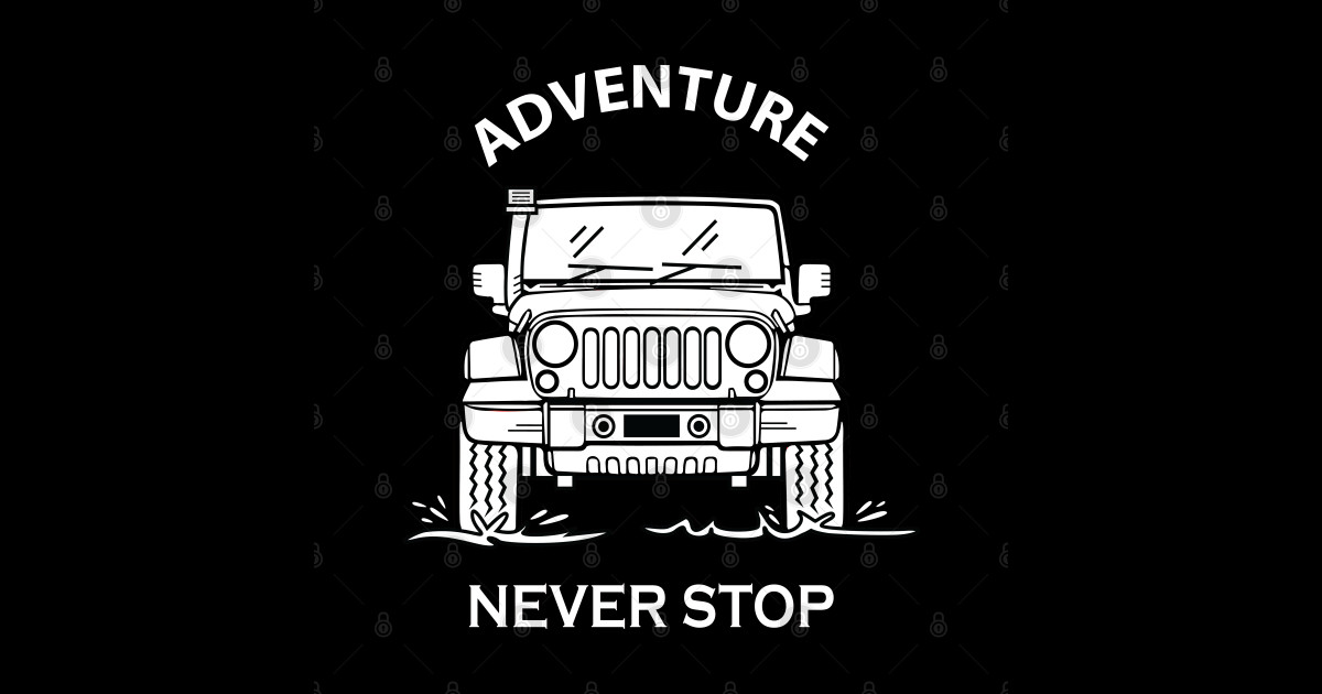 Jeep Adventure - Adventure - Sticker | TeePublic