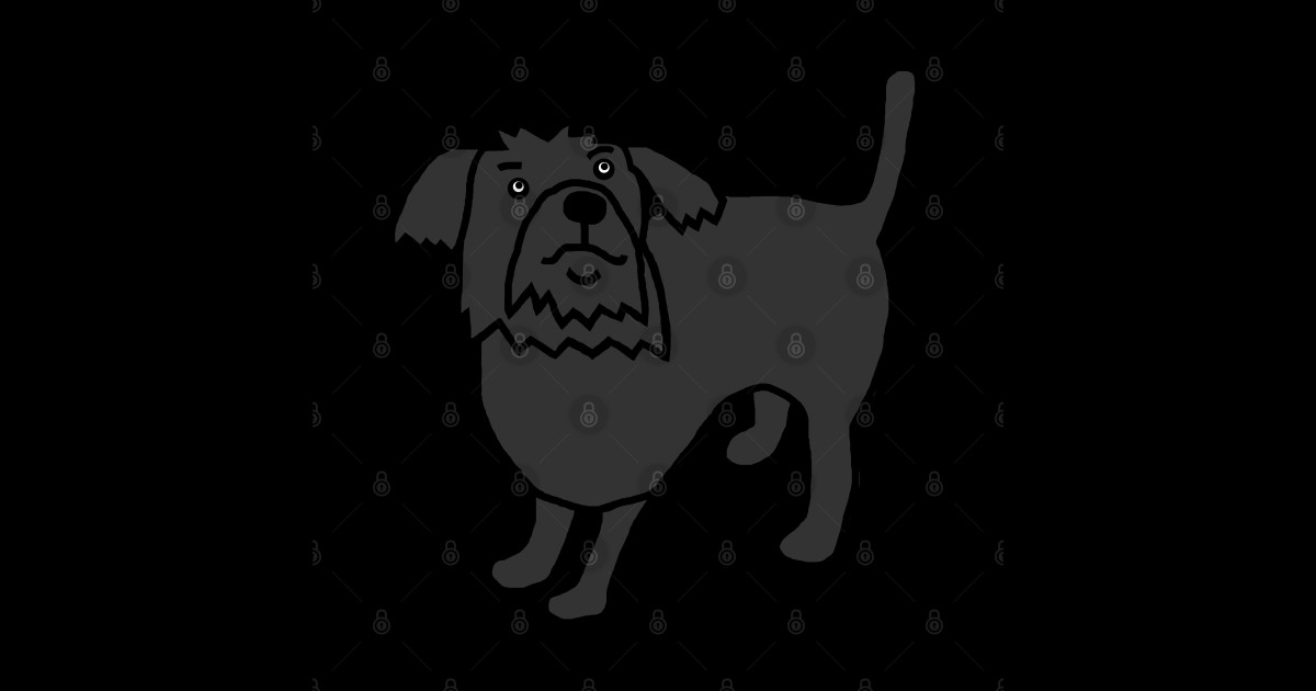 Fergus the Dog Graphic - Dog - Sticker | TeePublic