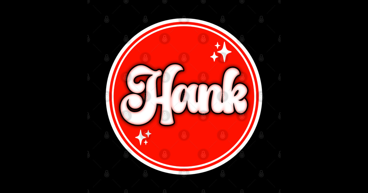 Hank - Hank Williams - Sticker | TeePublic