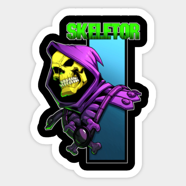 Skeleton Villain (Black Print) - Super Villian - Sticker | TeePublic