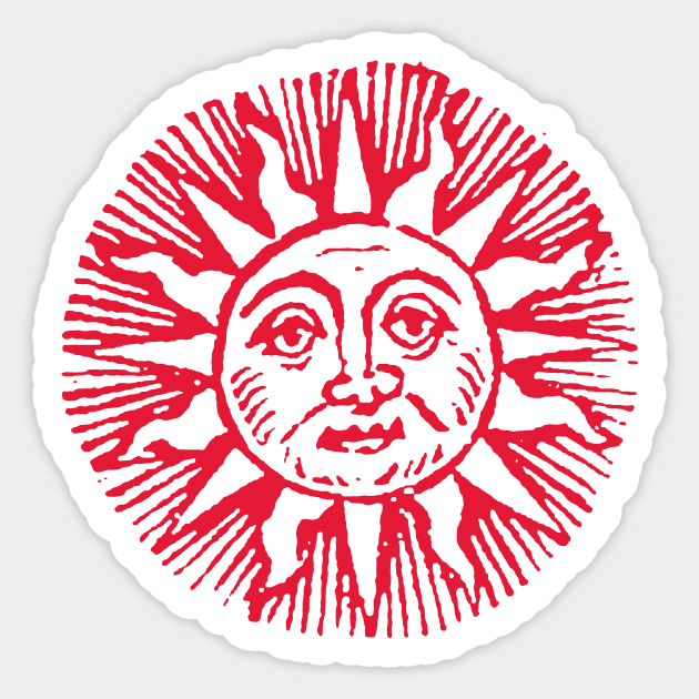 medieval sun face