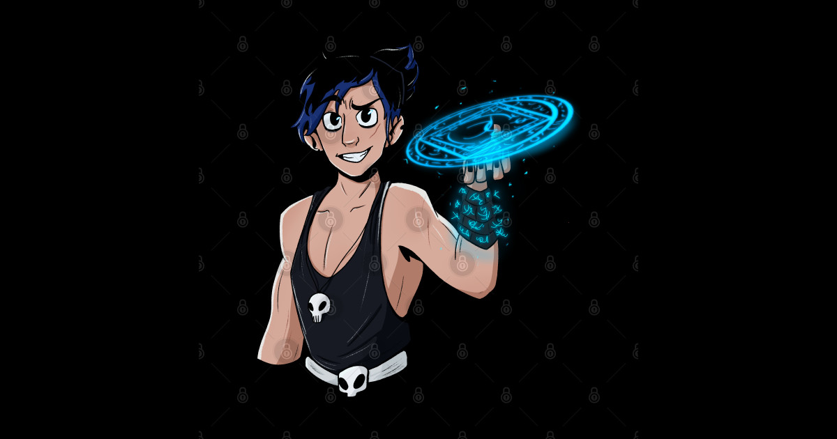 The Magic Emo - Douxie - Sticker | TeePublic