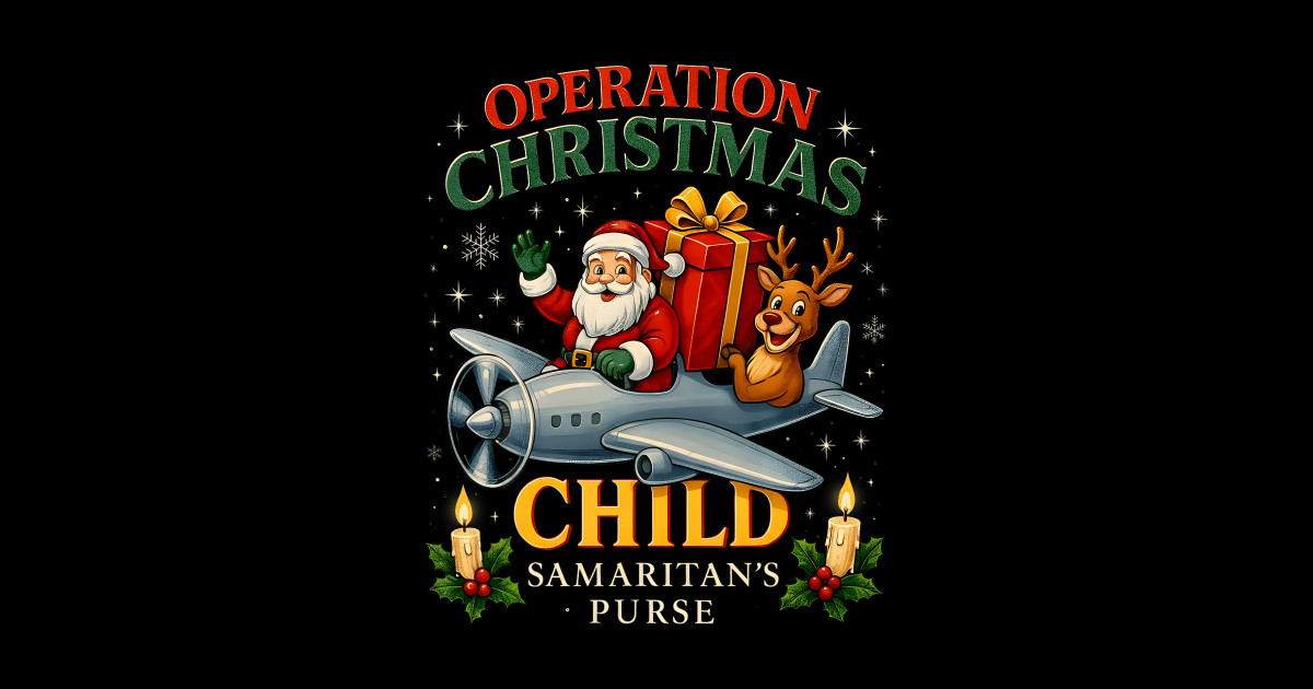 Operation Child Samaritans Purse - Christmas Child Donation - Sticker ...