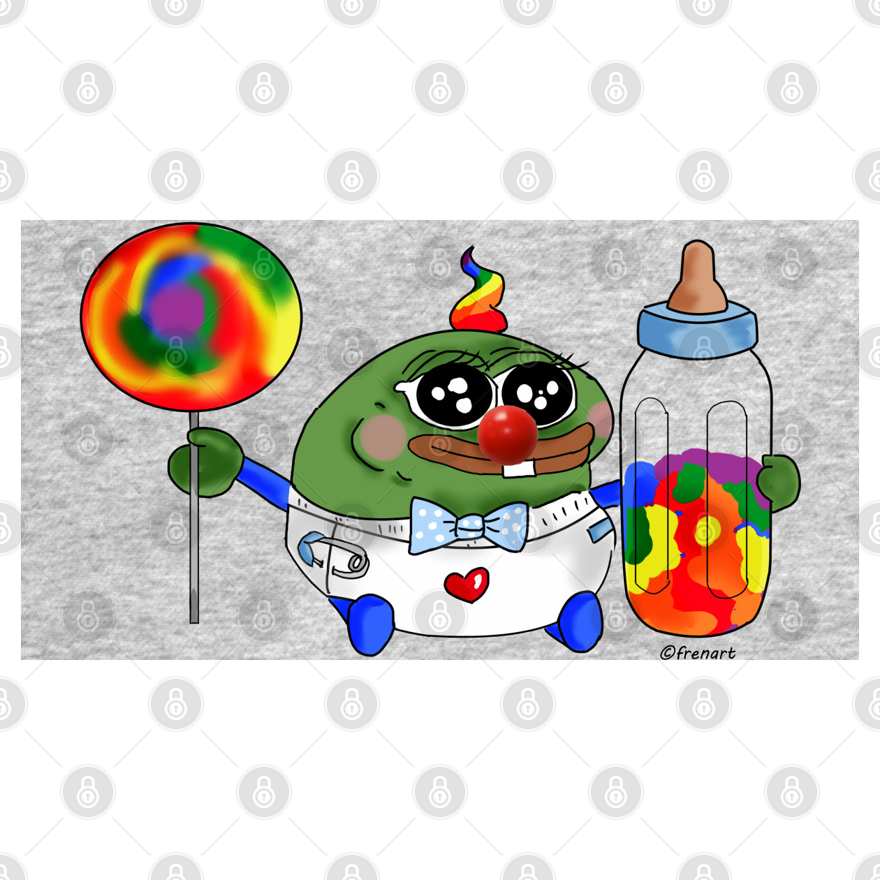 Baby Clown (Honk Honkler) - Clown Pepe - Baseball T-Shirt | TeePublic