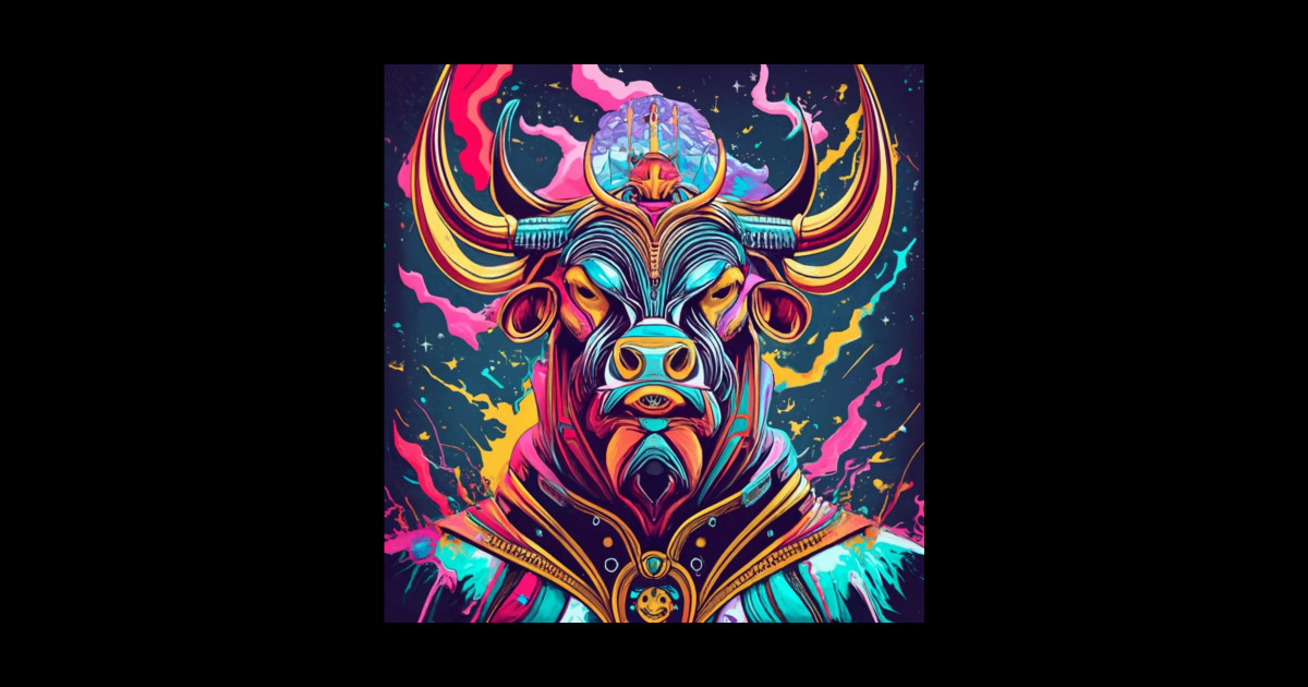 King Bull Lord of the Demons - Roblox Gamer - Sticker | TeePublic