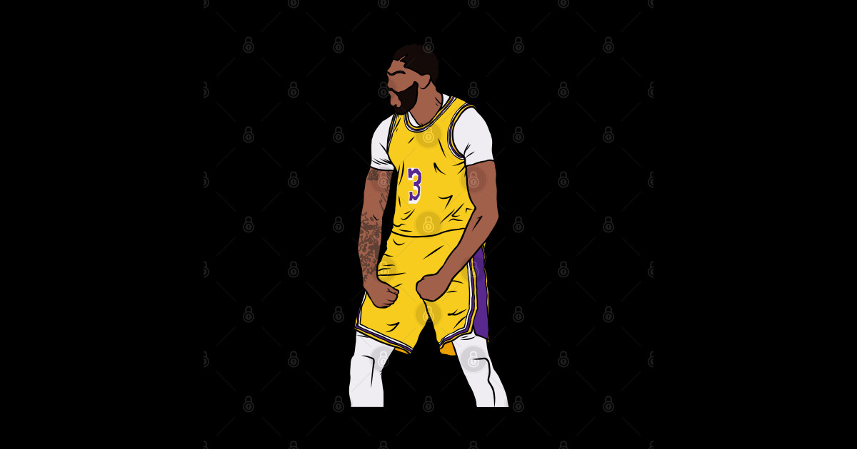 Anthony Davis Celebration - Anthony Davis - Sticker | TeePublic