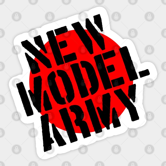 New Model Army Logo. - New Model Army - Sticker | TeePublic
