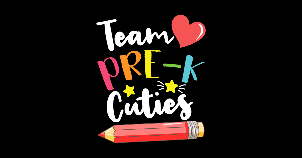 Team Pre-K Cute Back To School Gift For Teachers and Students - Team ...