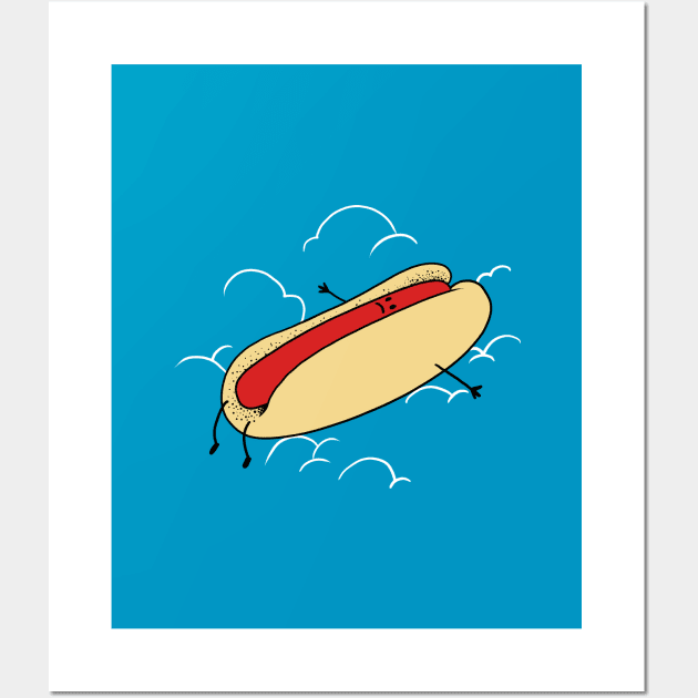A sad Hot dog - Hot Dog - Posters and Art Prints | TeePublic