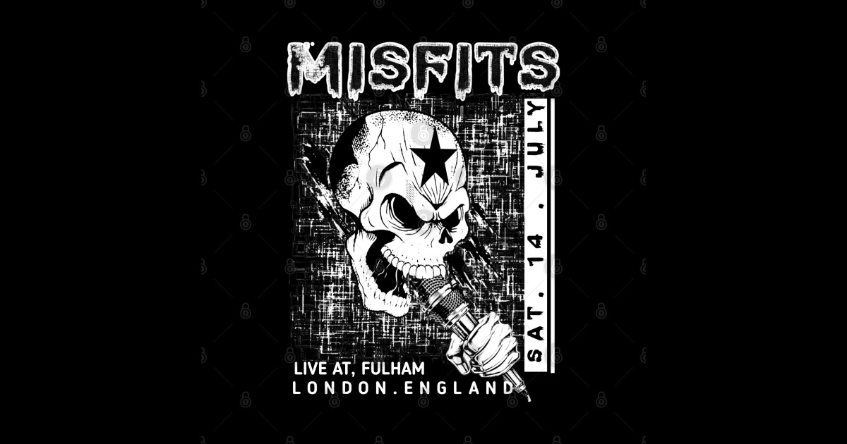 Misfits skull - Misfits - Sticker | TeePublic