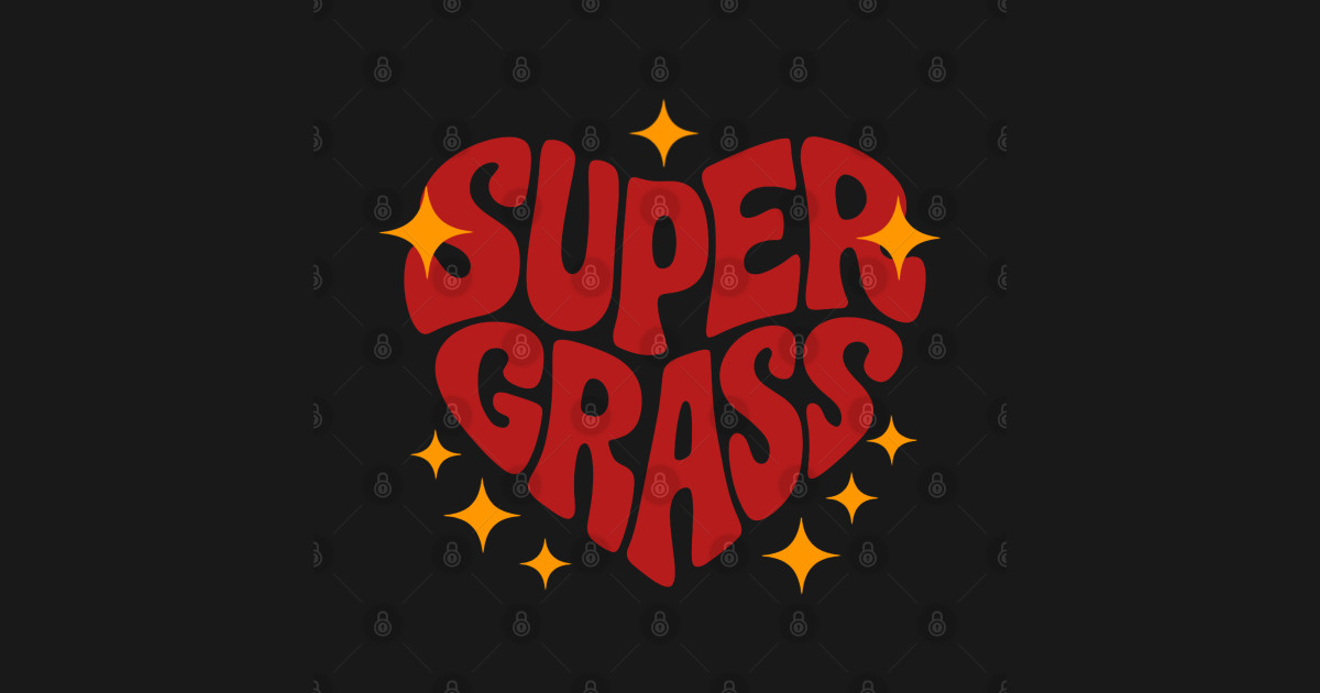 Super Grass // Love - Supergrass - T-Shirt | TeePublic