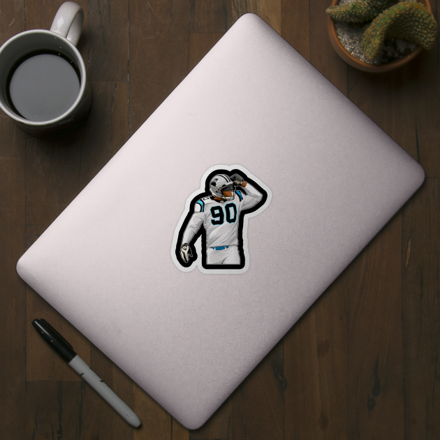 Julius Peppers #90 King Sacks - Julius Peppers - Sticker | TeePublic