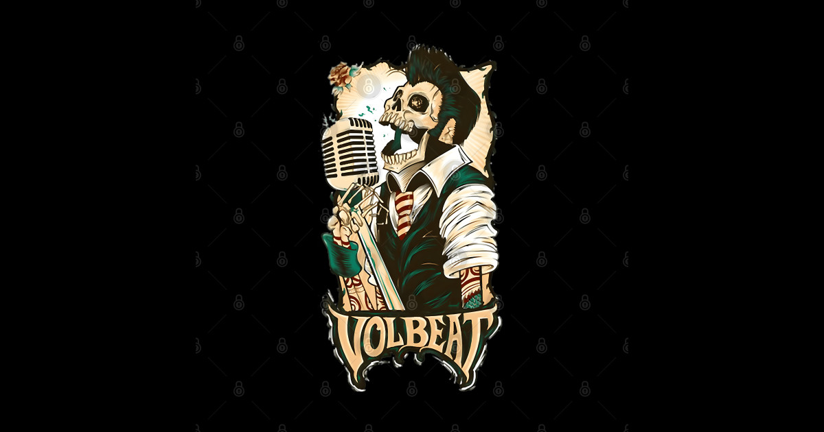 Volbeat New - Volbeat Band Merch - Sticker | TeePublic