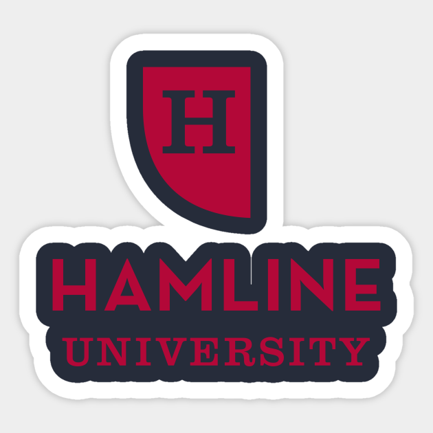 University Hamline - Hamline Campus Logo - Sticker | TeePublic