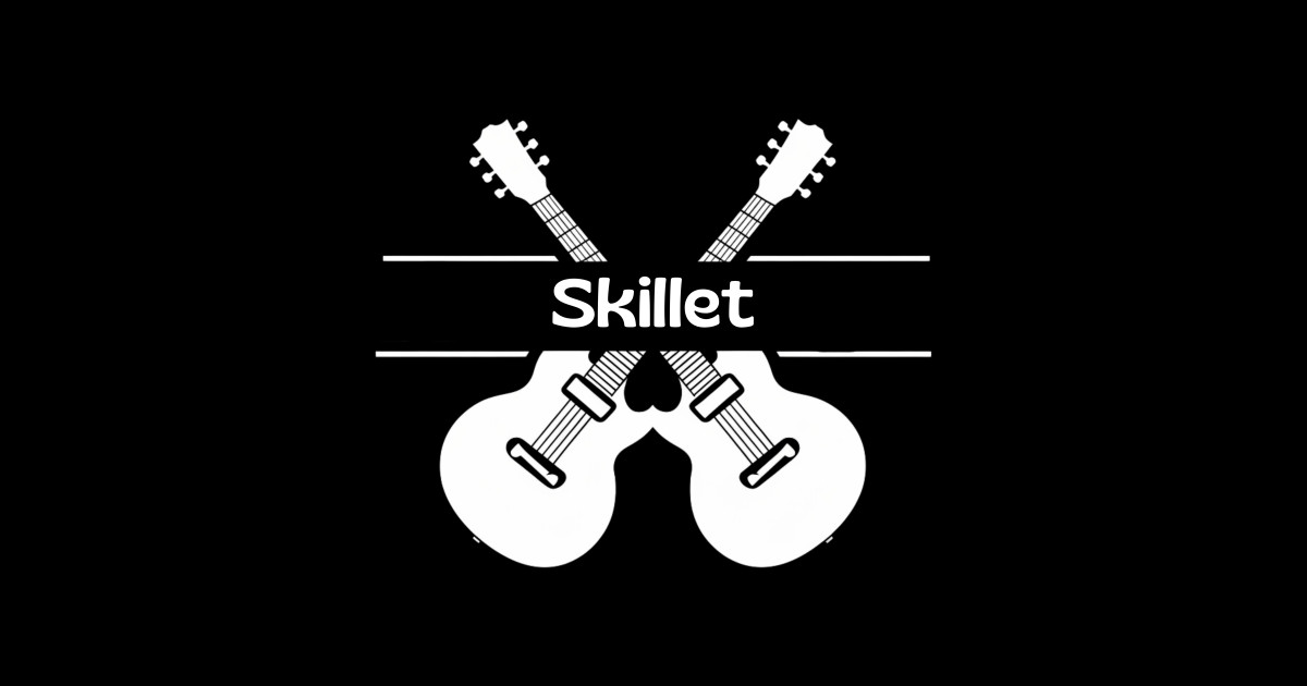 Simple Guitar 90s - Skillet - Music - Sticker | TeePublic