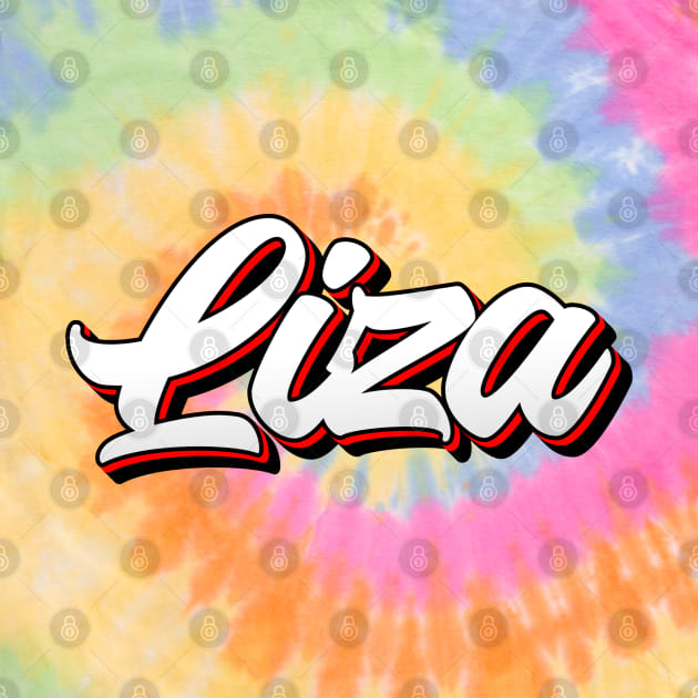 Liza name - cool 70s retro font - Liza Name Cool 70s Retro Font - T ...