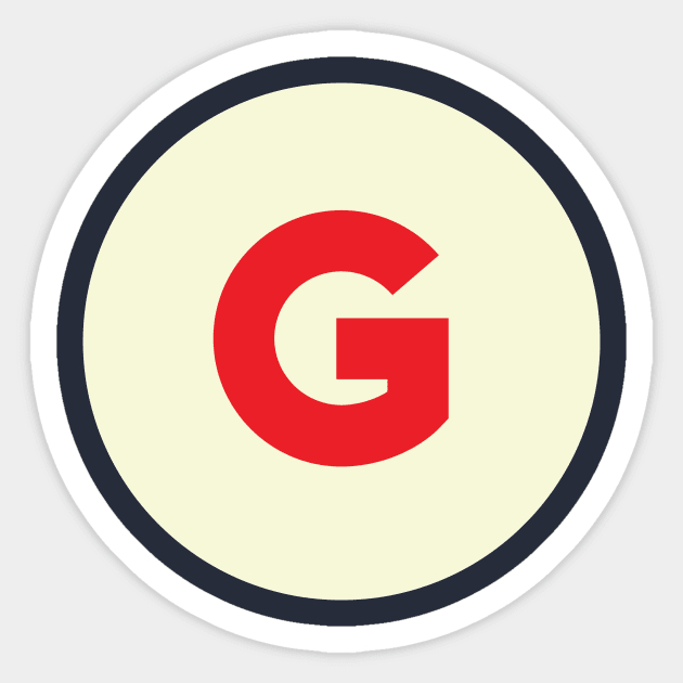 Vintage G Monogram - Vintage Monogram - Sticker | TeePublic