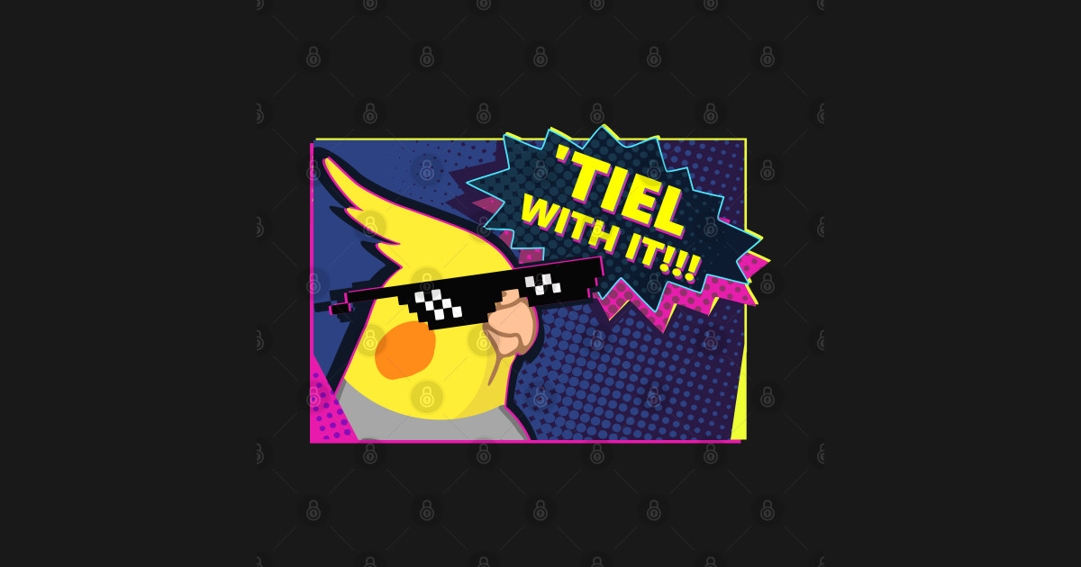 Tiel with It Cockatiel Comic - Birb Memes - T-Shirt | TeePublic