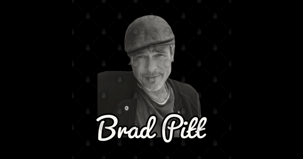 Brad Pitt / 1963 - Brad Pitt - Sticker | TeePublic
