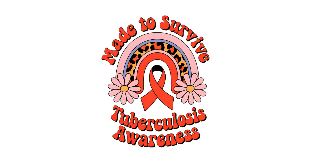 Made To Survivor Tuberculosis Awareness Red Ribbon - Made To Survivor ...