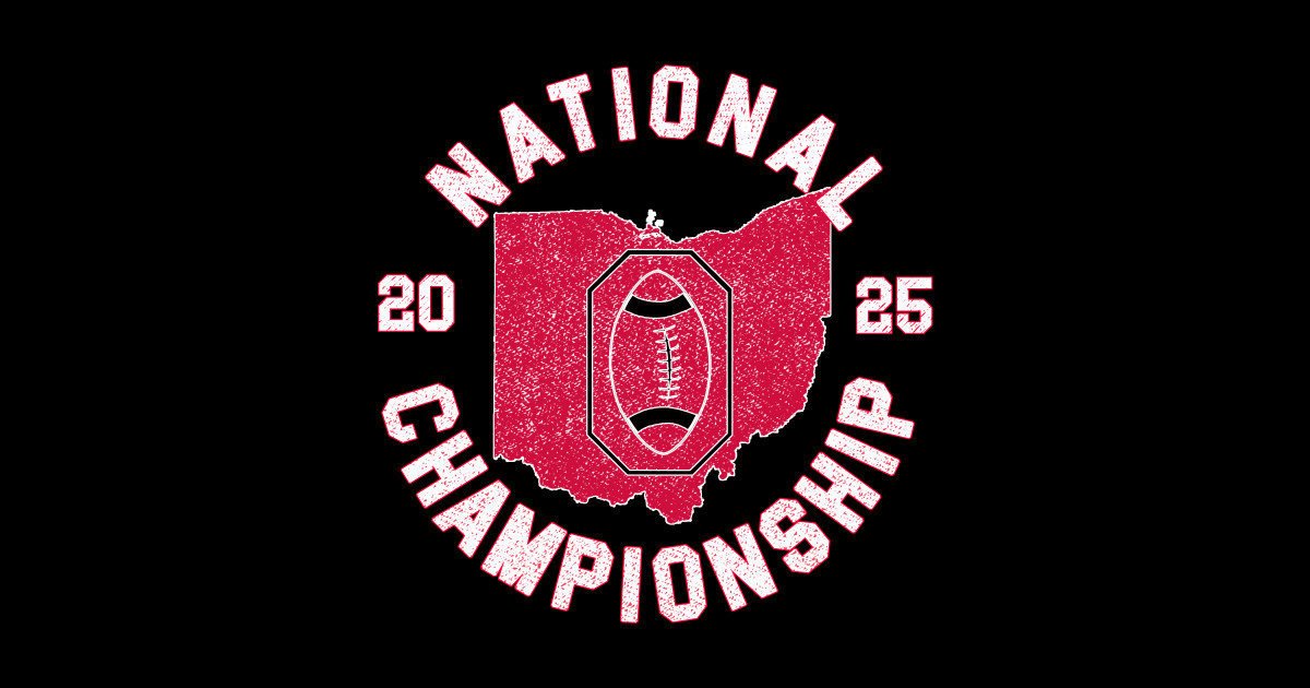 OS National Championship 2025 Vintage Football Map Celebration ...