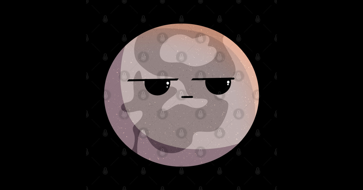 cartoon mercury - Planet - Sticker | TeePublic