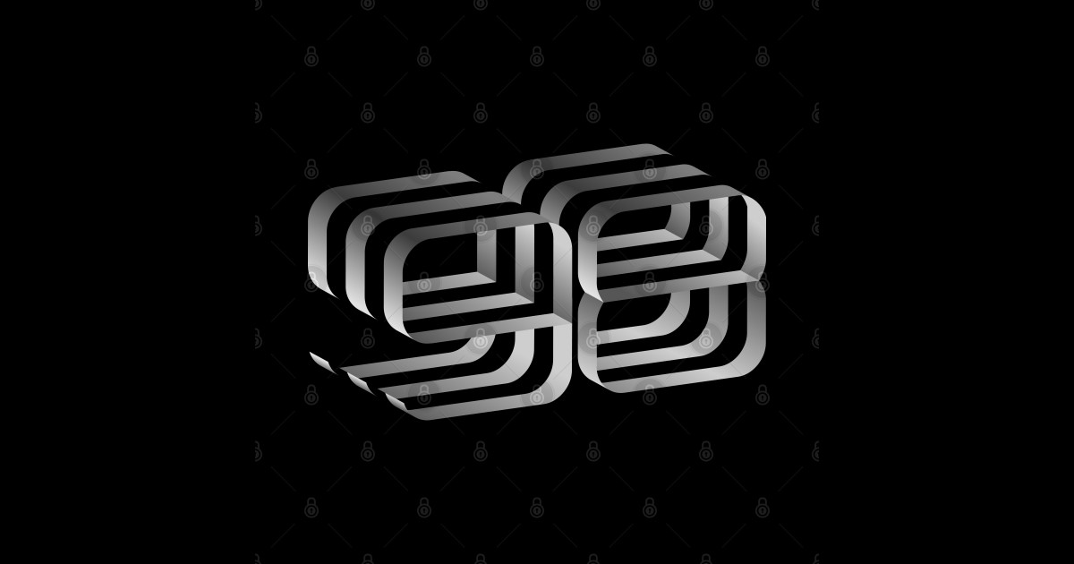 98 - gray - 98 - Sticker | TeePublic
