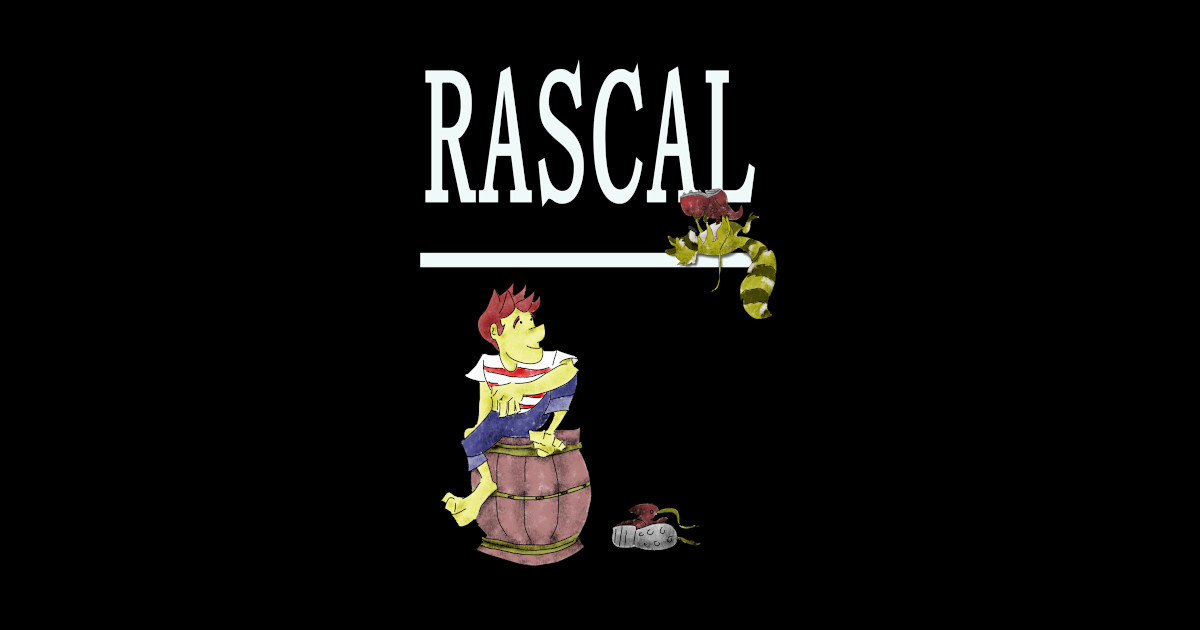 Rascal the Raccoon - Rascal - Sticker | TeePublic