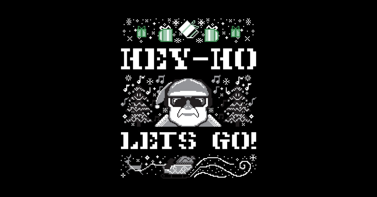 Holiday Christmas Hey Ho Let's Go - Christmas - Sticker | TeePublic