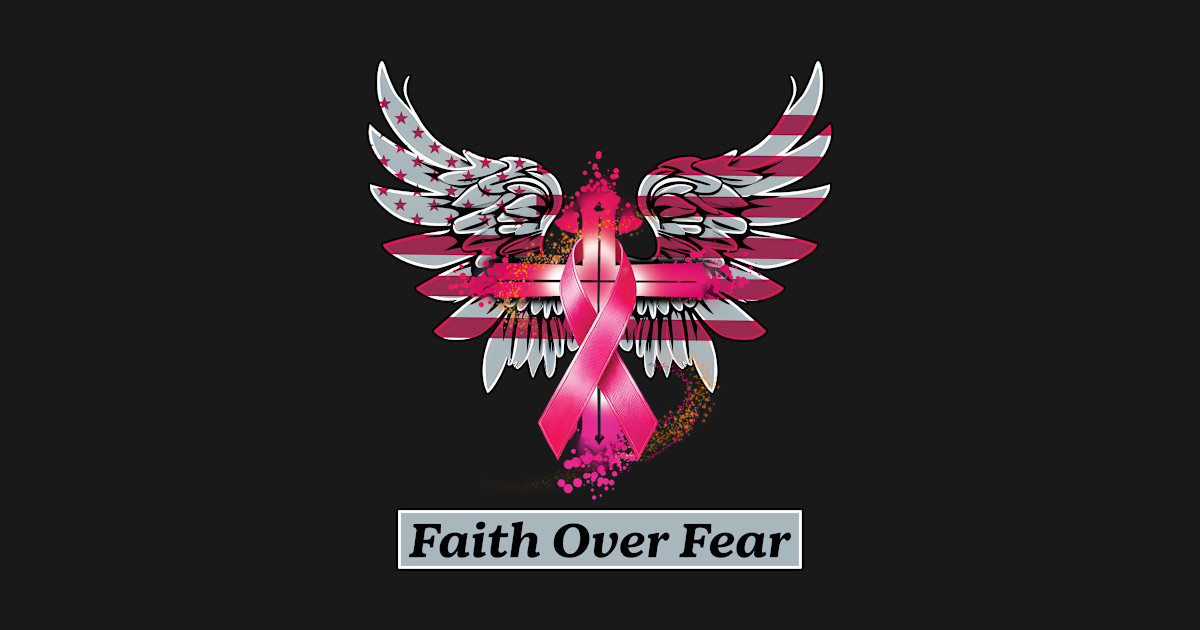 Jesus Breast Cancer Awareness Ribbon Cross Angel Christian - Breast ...