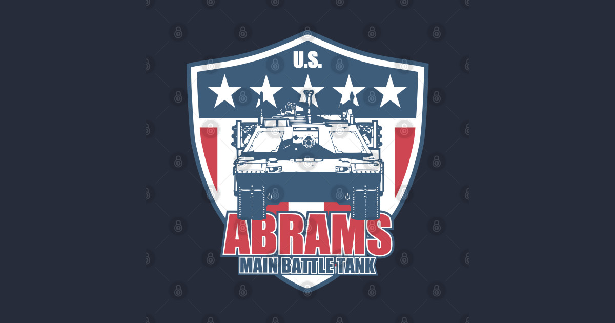 M1 Abrams (Small Logo) - Classic American Tank - T-Shirt | TeePublic