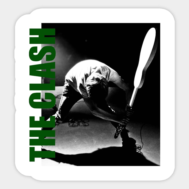 The Clash // Retro Aesthetic Fan Art // 80s - The Clash - Sticker ...