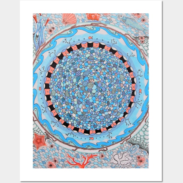 Abstract Sea shapes - Sea - Posters and Art Prints | TeePublic