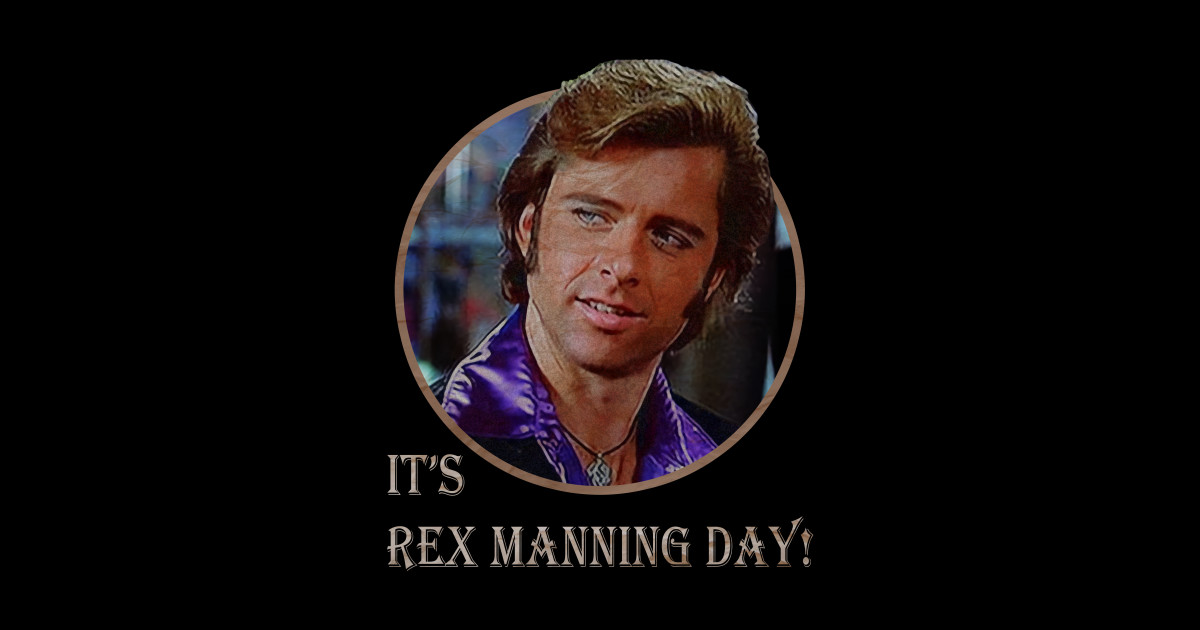 REX MANNING DAY - Retro - Sticker | TeePublic