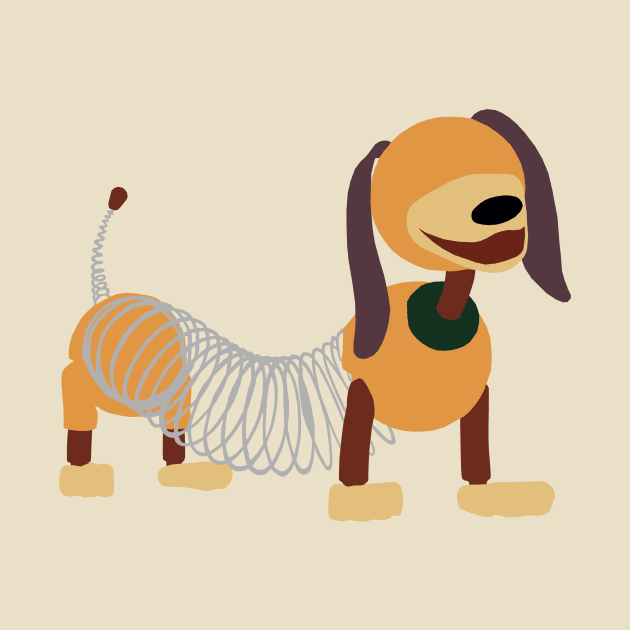 Very Bendy Dog - Slinky - T-Shirt | TeePublic