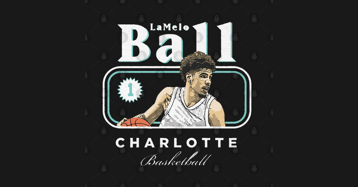 Lamelo Ball Charlotte Cover - Lamelo Ball - T-Shirt | TeePublic