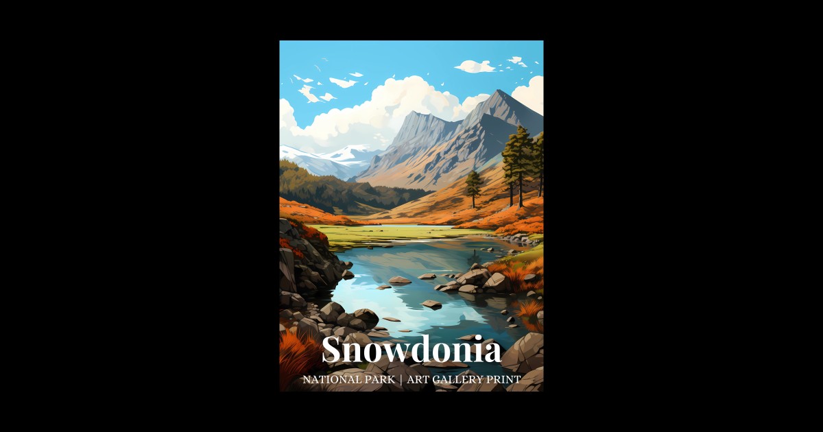 Snowdonia National Park - Snowdonia National Park - Sticker | TeePublic