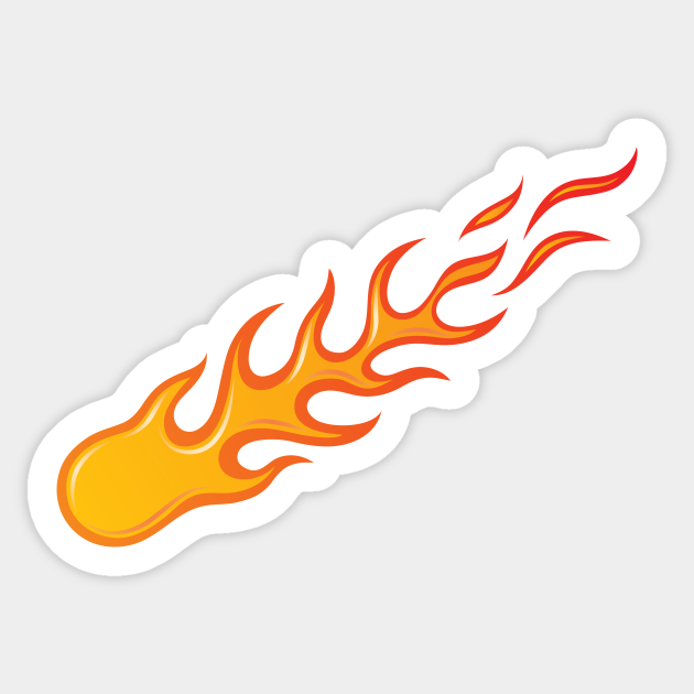 Fire ball - Fire Ball - Sticker | TeePublic