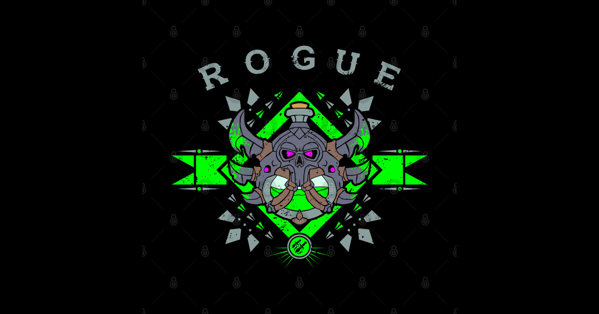 ROGUE - TRIBAL CREST - World Of Warcraft - Sticker | TeePublic