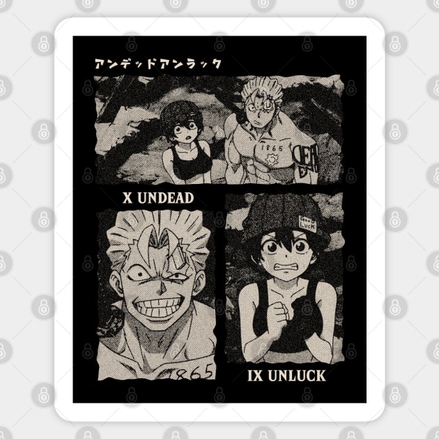 Undead Unluck Gloomy Halftone Fanart Design v2 - Undead Unluck ...