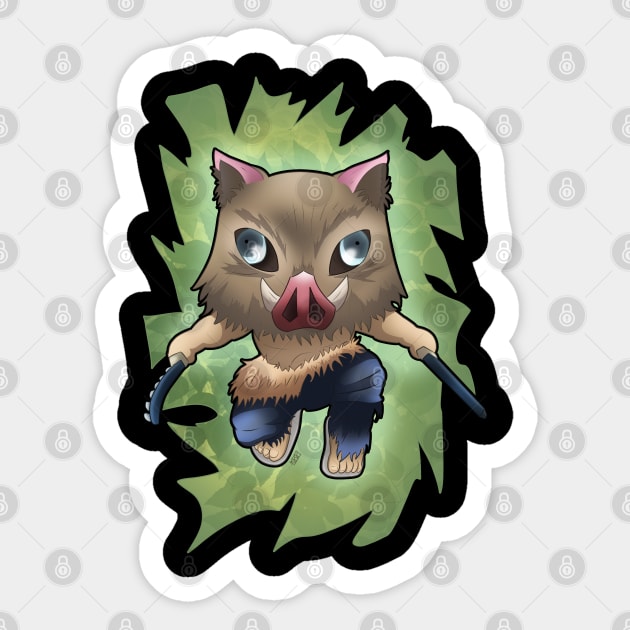Inosuke - Inosuke - Sticker | TeePublic