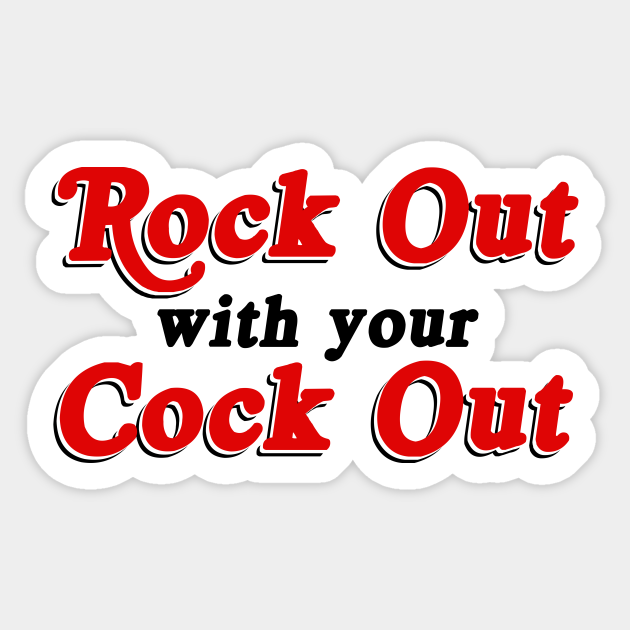 Rock out - Rock It - Sticker | TeePublic