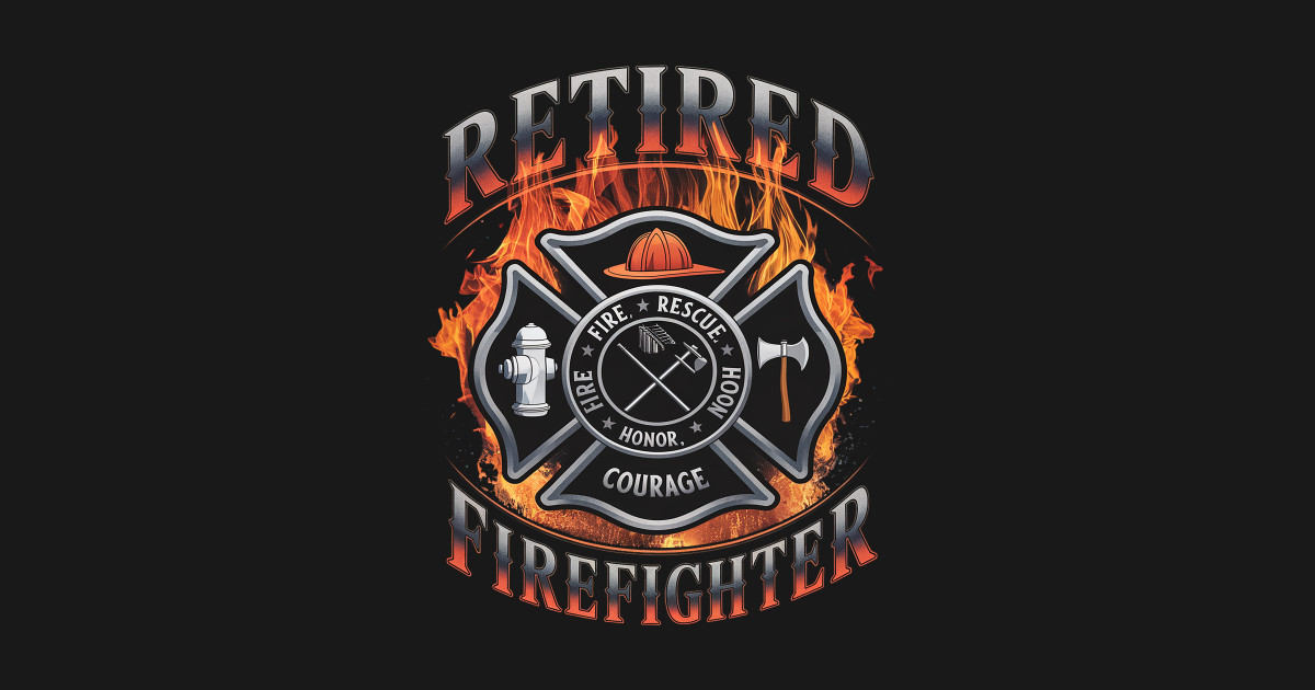 Retired Firefighter Fireman Retirement Party - Retired Firefighter ...