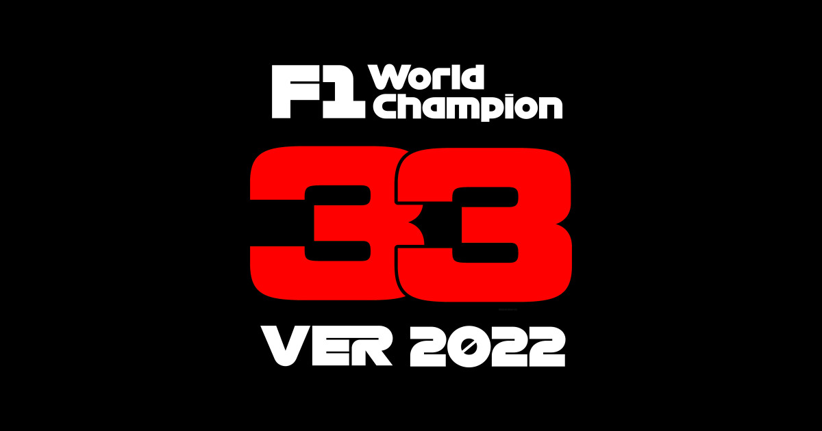 Max Verstappen 2022 F1 World Champion Front only version - Max ...