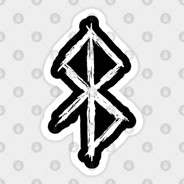 Bindrune Rune Peace Symbol - Runes - Sticker | TeePublic