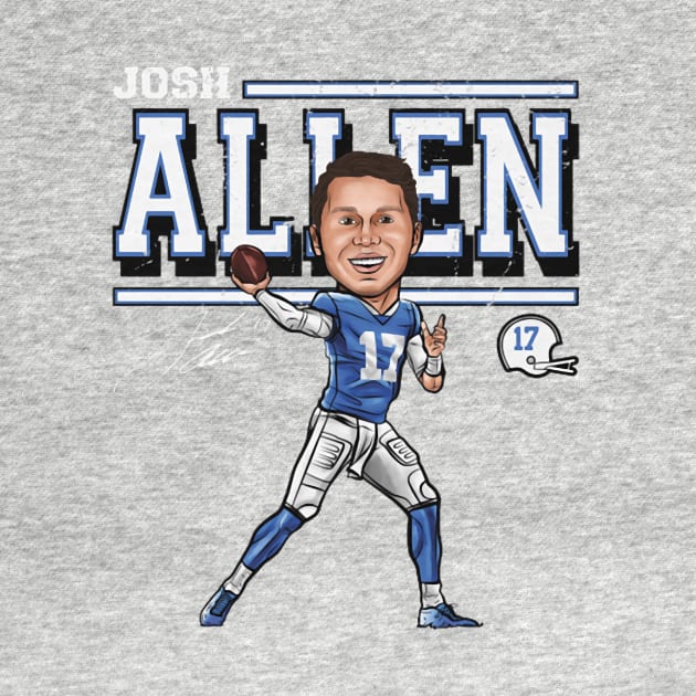 Josh Allen Buffalo Cartoon - Josh Allen - T-Shirt | TeePublic