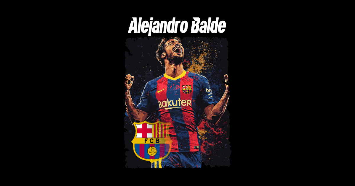 ALEJANDRO BALDE FOOTBALL FAN ART - Alejandro Balde Football Fan Art - Sticker | TeePublic