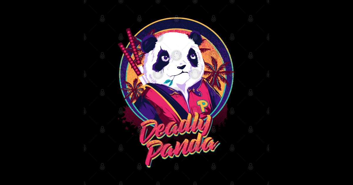 Deadly Panda - Panda - Sticker | TeePublic
