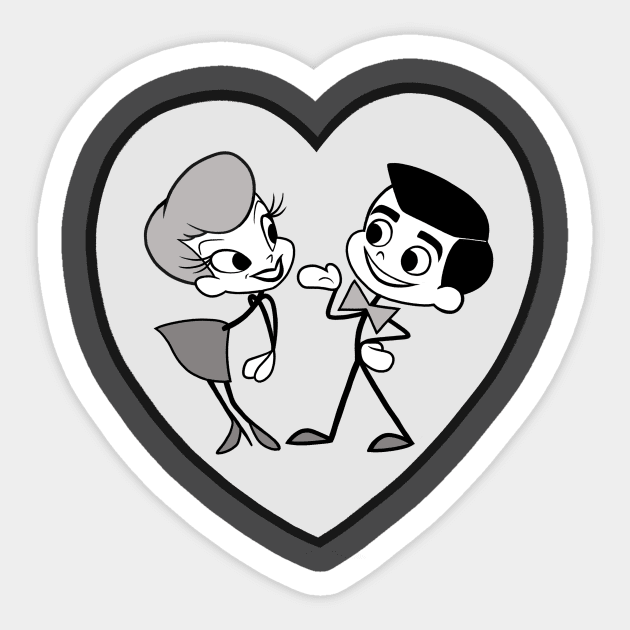 I Love I Love Lucy - I Love Lucy - Sticker | TeePublic