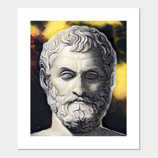 Thales of Miletus Yellow Portrait | Thales of Miletus Artwork 9 ...